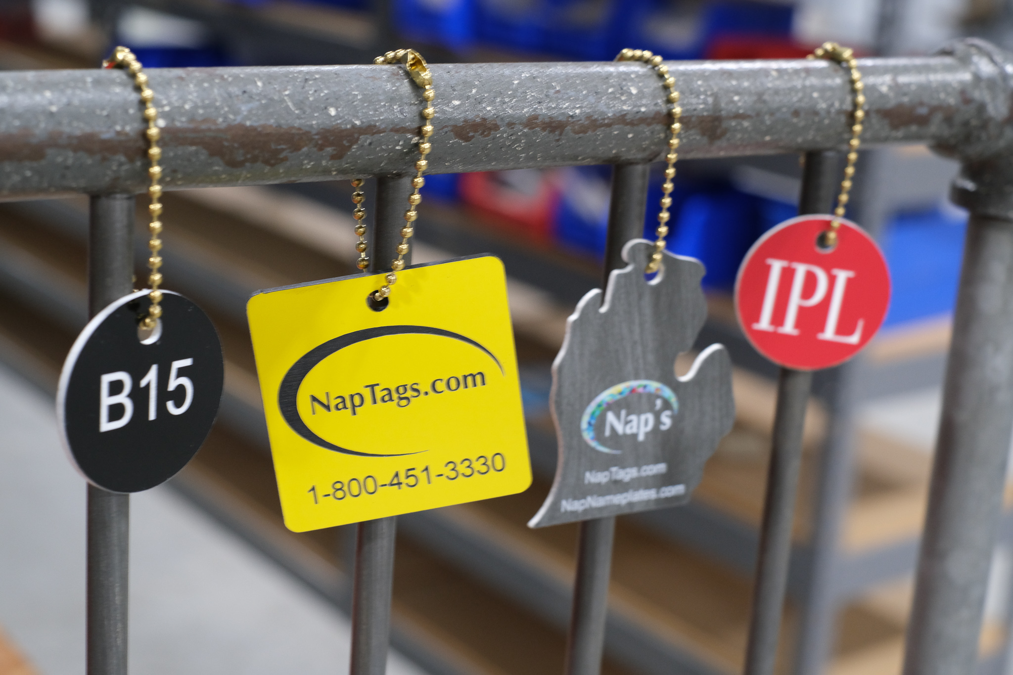 Plastic Numbered Tags - NapTags